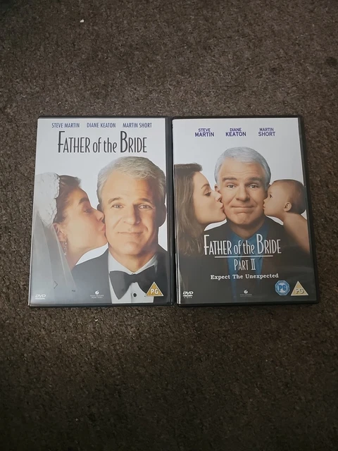 FATHER OF THE Bride DVD Collection Part 1 Part 2 Starring Steve Martin ...