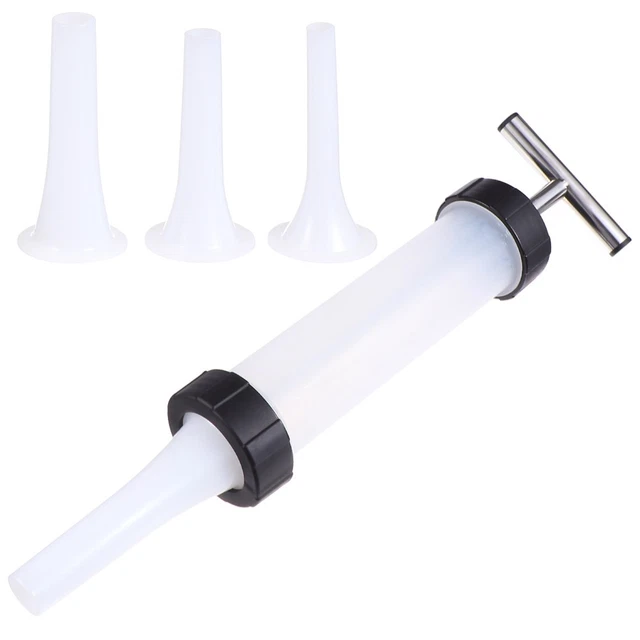MEAT STUFFING MACHINE Filler Sausage Filling Tool Plastic Stuffer $47. ...