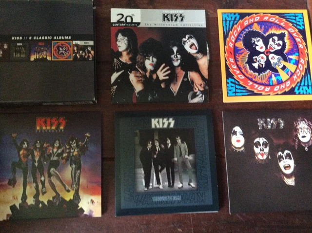 KISS [5 CLASSIC Albums] Dressed To Kill Destroyer Rock And Roll Over ...