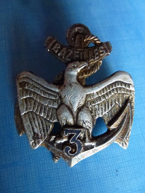INSIGNE 3E RIMA Régiment d'Infanterie de Marine pucelle régimentaire Bazeilles EUR 5,00 ...