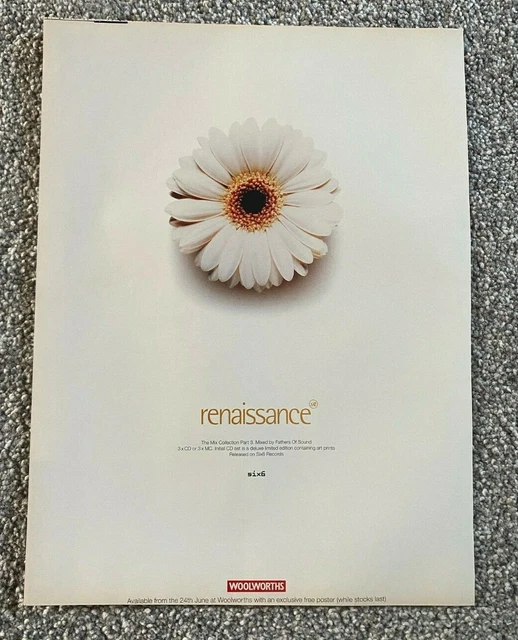 RARE COLLECTABLE 1996 Magazine Advert Picture Renaissance The Mix Part ...