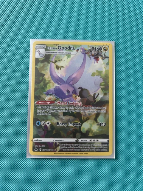 POKÉMON TCG HISUIAN Goodra Crown Zenith: Galarian Gallery GG21/GG70 ...