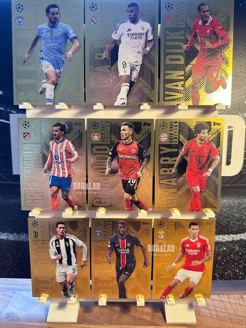 MATCH ATTAX EXTRA 24/25 - Gold Edge Edition - FULL SET - ALL 9 £40.00 ...