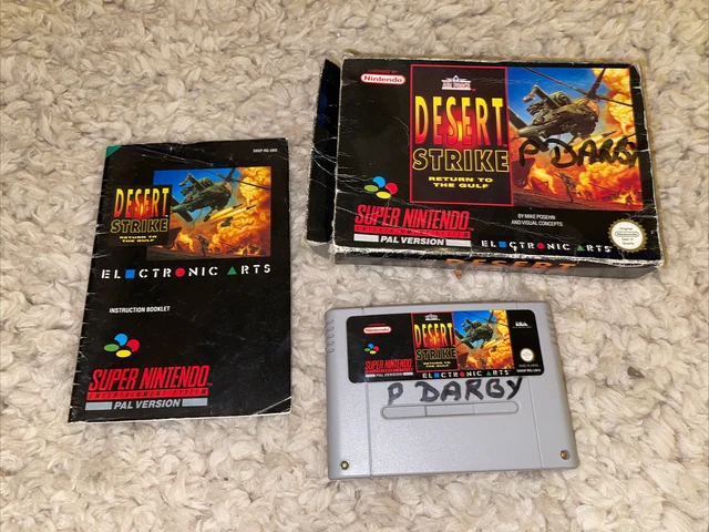 DESERT STRIKE RETURN To The Gulf Super Nintendo / Snes Game EUR 29,55 ...