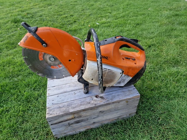 STIHL TS 410 Petrol Cut Off Saw with 300mm Cutter Disc Vgc £330.00 ...
