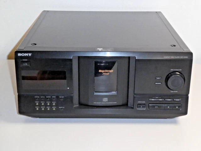 SONY CDP-CX230 MEGA Storage 200 cambia CD, laser NUOVO, 2 anni di ...