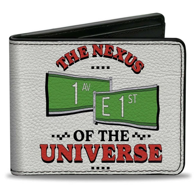 BI-FOLD WALLET SEINFELD Street Signs THE NEXUS OF THE UNIVERSE + Logo ...