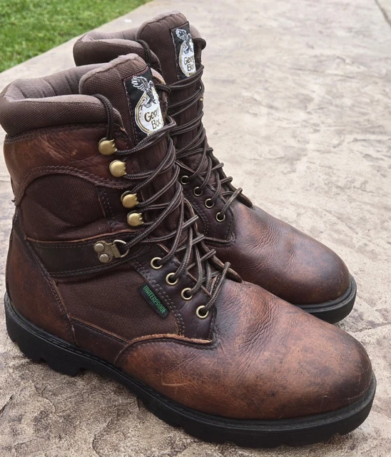 GEORGIA BOOT G107 HOMELAND Mens NEW Steel-Toe Work US Size 10.5, 8 Inch ...