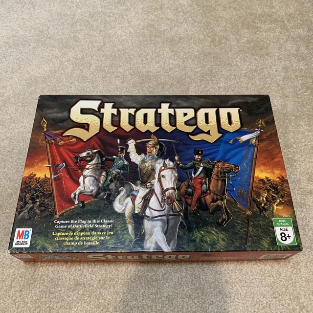 STRATEGO CAPTURE FLAG Board Game Battlefield Strategy Complete 80 ...