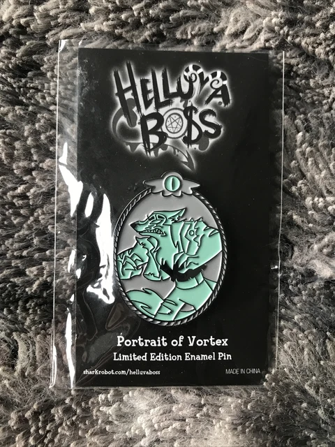 VIVZIEPOP HELLUVA BOSS Portrait Of Vortex Enamel Pin Limited Edition £ ...