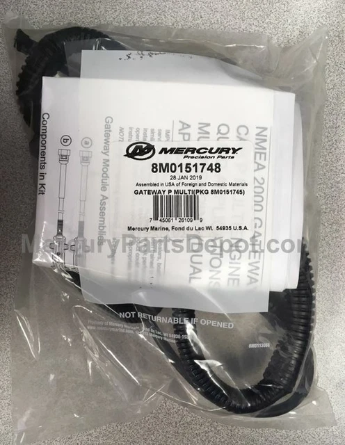 NEW OEM MERCURY NMEA 2000 Gateway Module - Part # 8M0151748 / 8M0165589 ...