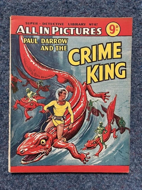 SUPER DETECTIVE PICTURE Library Comic No. 67 Paul Darrow and the Crime ...