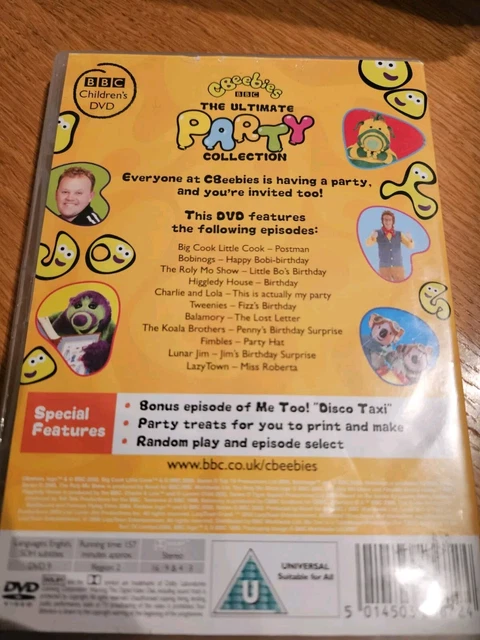 CBEEBIES THE ULTIMATE Party Collection Dvd Kids Tweenies Fimbles ...