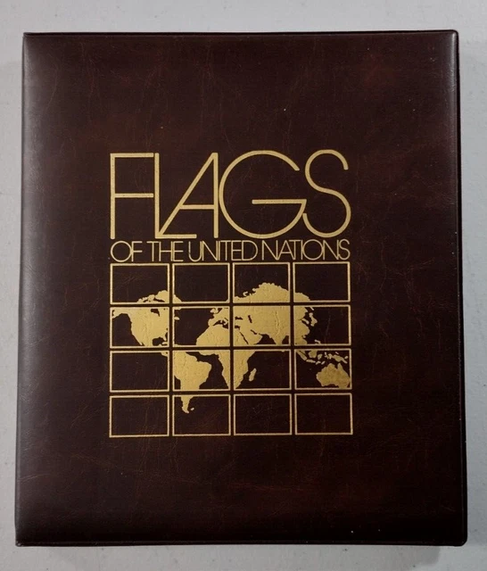 UN NY 1982 FLAGS * Set of 16 FDC ALBUM COLLECTION United Nations Scott ...