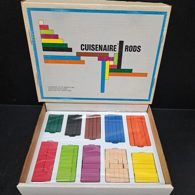 VINTAGE CUISENAIRE RODS 1970s Starter Set Math Teaching Home School ...