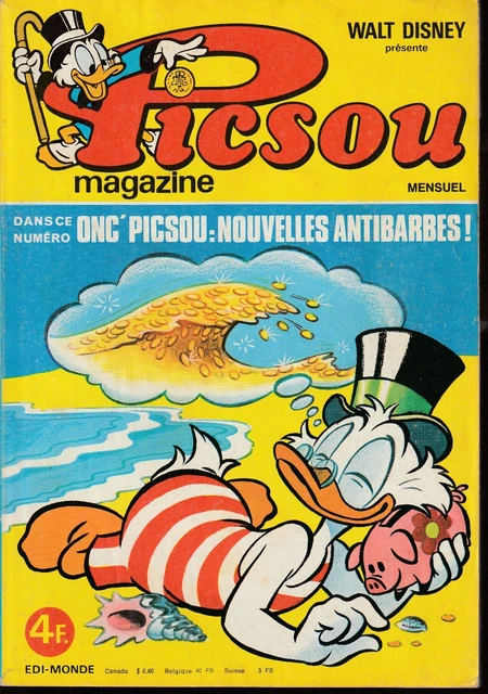 PICSOU MAGAZINE NUMÉRO 55 De Septembre 1976. Bien Lire L'annonce Merci ...