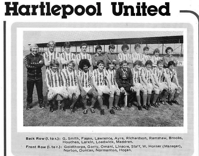 HARTLEPOOL UNITED FOOTBALL Team Photo>1979-80 Season £3.50 - PicClick UK