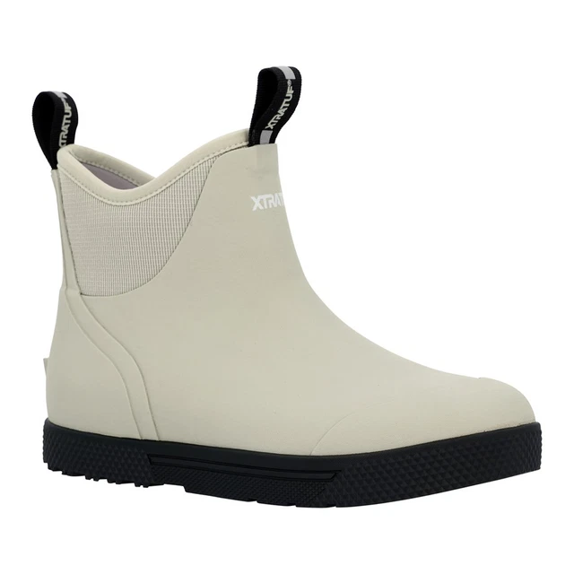 XTRATUF WHEELHOUSE DECK Round Toe Pull On Mens Grey Casual Boots XMW103 ...