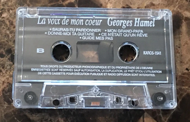 *GEORGES HAMEL LA Voix de mon Coeur album cassette - Folk, World $10.99 ...