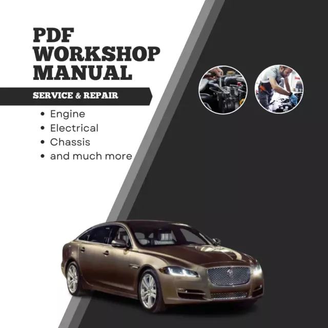 JAGUAR XJ X351 PDF Workshop Service & Repair Manual 2010-2019 £4.99 - PicClick UK