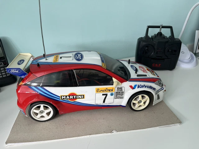 TAMIYA FORD FOCUS WRC kit 58241 TL-01 TL01 1/10 Scale Rare Shelf Queen ...