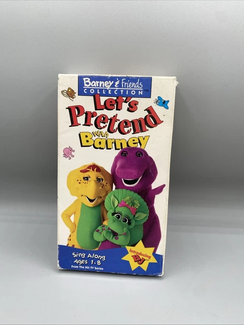 LET'S PRETEND WITH Barney VHS 1993 The Lyons Group Barney & Friends ...