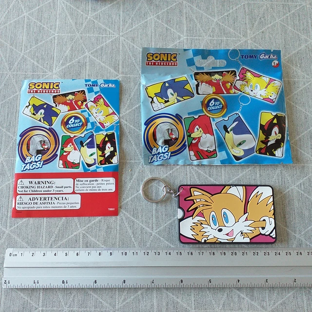 SEGA SONIC THE HEDGEHOG - BAG TAG key holder 9 cm - TOMY GACHA - TAILS ...