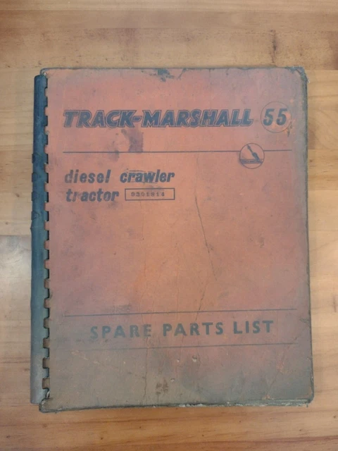 ORIGINAL TRACK MARSHALL Crawler Tractor 55 Instruction & Service Manual ...
