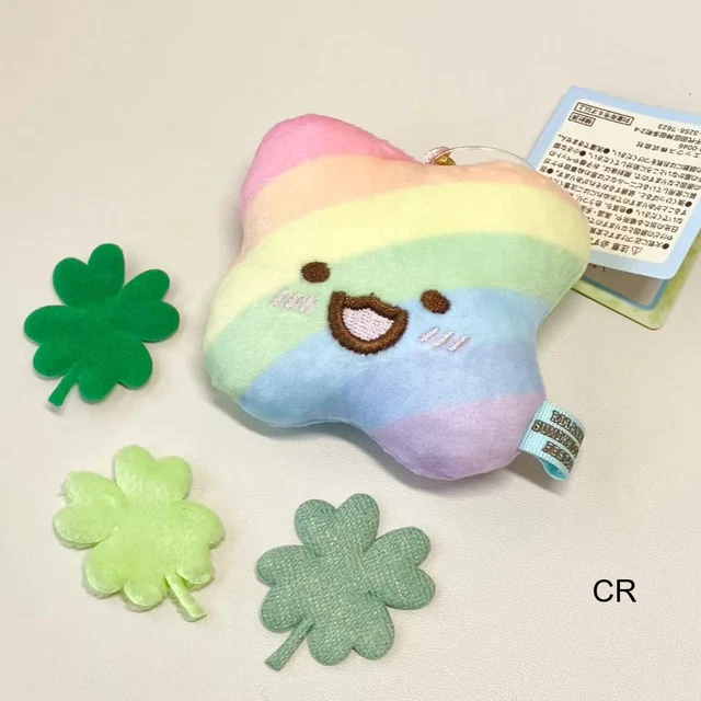 SUMIKKOGURASHI RILAKKUMA SERIES of Rainbow Four-Leaf Clover Plush Toy ...