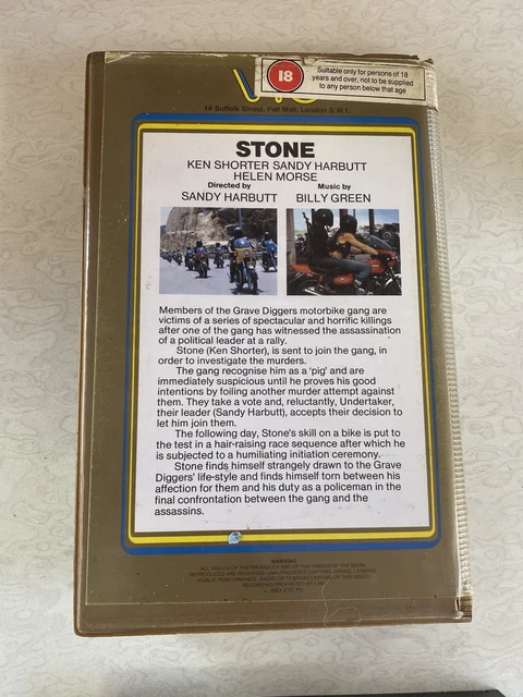 STONE BETAMAX PRE cert ex rental Beta original Big Box classic biker ...