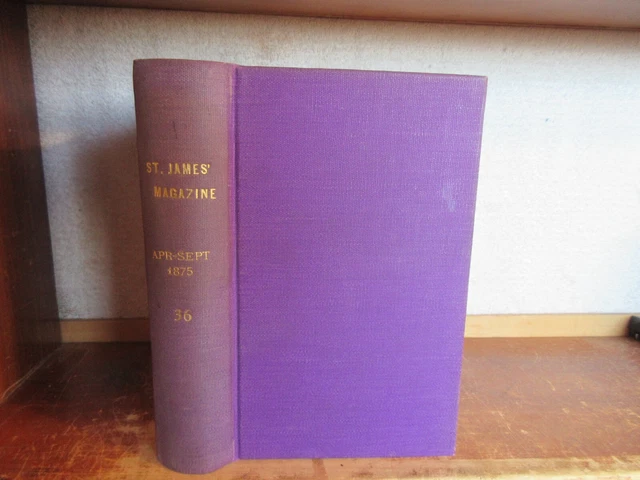 ANCIEN MAGAZINE ST. James's Livre 1875 Histoire Ancienne Château Roi ...