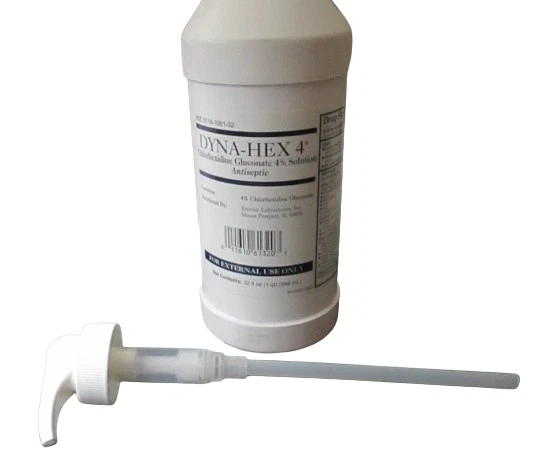 SOLUCIÓN DE LIMPIEZA antiséptica Dyna-Hex 4 (gluconato de clorhexidina ...