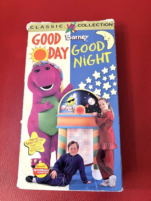 Barney Good Day Good Night Classic Collection Vhs Video Tape Vhs ...