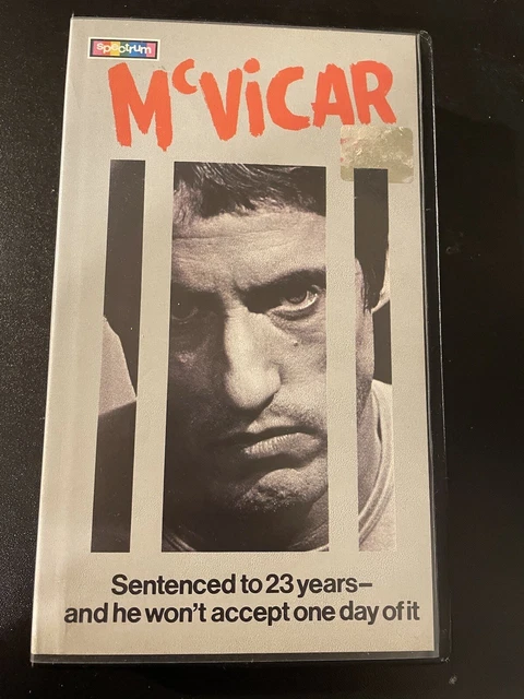 MCVICAR (VHS) 1980 Original Spectrum Pre Cert, Roger Daltrey, Vintage ...