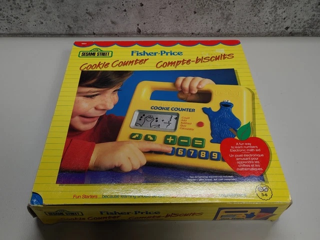VTG 80S FISHER-PRICE Sesame Street Cookie Counter with Case and Booklet ...
