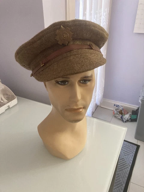 WW1 BRITISH ARMY Replica Trench Cap With Original Scots Guards Badge £ ...
