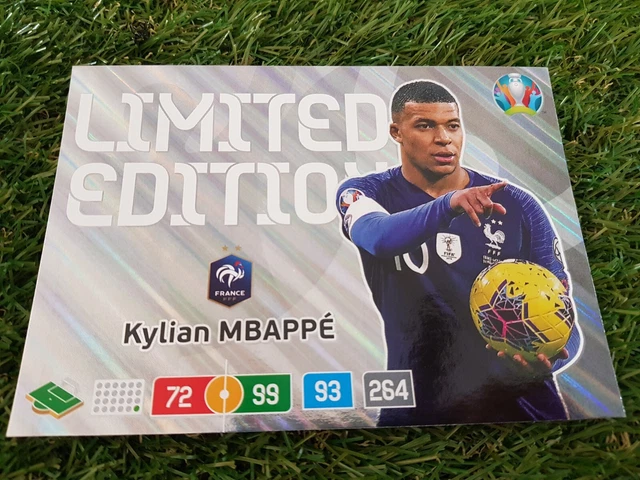 KYLIAN MBAPPE EURO 2020 RARE UEFA Panini Adrenalyn XL LIMITED EDITION ...