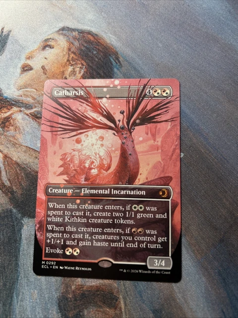 CATHARSIS- ELEMENTAL INCARNATION Lorwyn Eclipsed Borderless MTG £29.82 ...