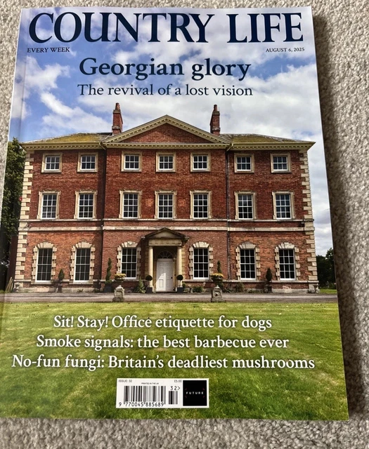 COUNTRY LIFE MAGAZINE August 6, 2025. Issue 32 £6.90 - PicClick UK