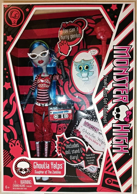 MONSTER HIGH GHOULIA Yelps - First Wave 2010 BNIB. DISPLAY SET PAR ...
