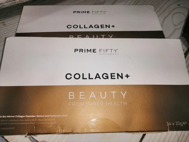 PRIME FIFTY-COLLAGEN+ BEAUTY 28x15g Exp6/25 TWO BOXES £12.16 - PicClick UK