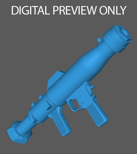 SCI FI RPG Bazooka Rocket Launcher 1:12 Scale Weapons 6 Inch Action ...