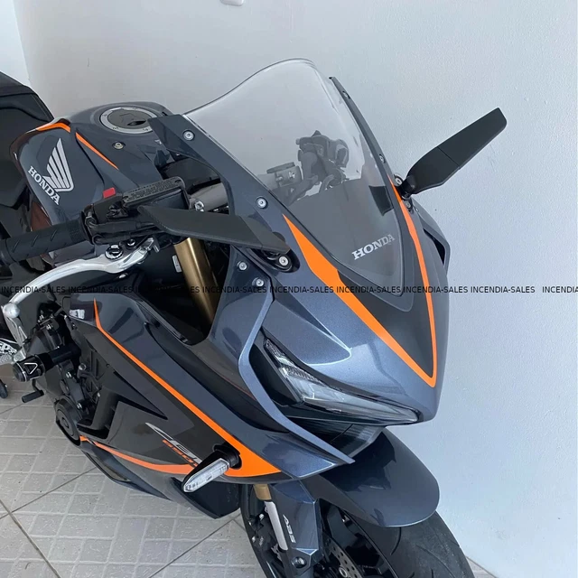 HONDA CBR650F CBR650R Wing Fin Mirrors Pair With Fittings Winglet 2014 ...