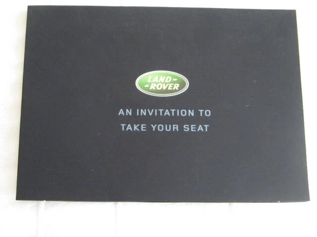 2006 Range Rover Sport Off Road Experience Invitation £13.95 - PicClick UK