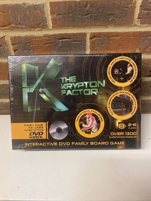 THE KRYPTON FACTOR DVD Interactive Board Game Family Game New £9.99 ...