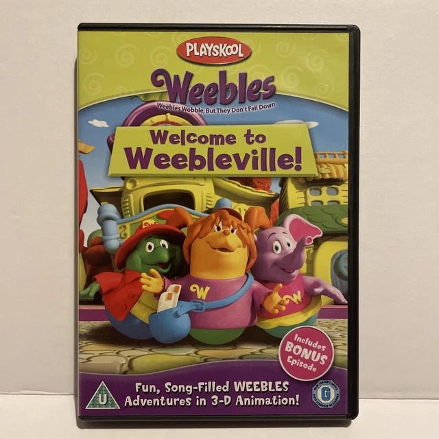 PLAYSKOOL WEEBLES: WELCOME to Weebleville DVD - R2 3D ANIMATION + BONUS ...