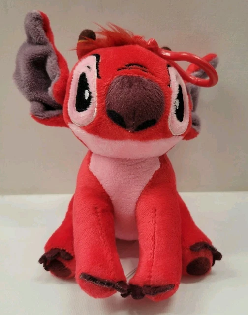 DISNEY CLASSICS RED Stitch Leroy Soft Toy Keyring Plush - Car Hanging ...