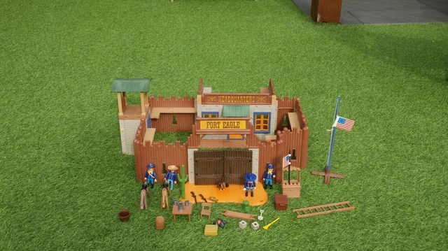 PLAYMOBIL WESTERN FORT eagle 3023 EUR 45,00 - PicClick FR