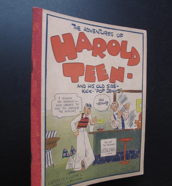 JUVENILE CARTOONS COMICS Comic Strip Adventure of Harold Teen Carl Ed ...