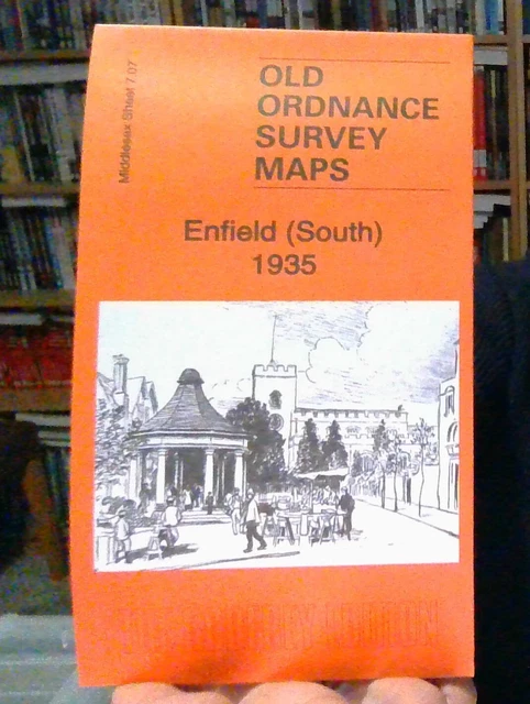 MAP OF ENFIELD (South) 1935 Middlesex Sheet 7.07 NEW 9781787214156 £3. ...